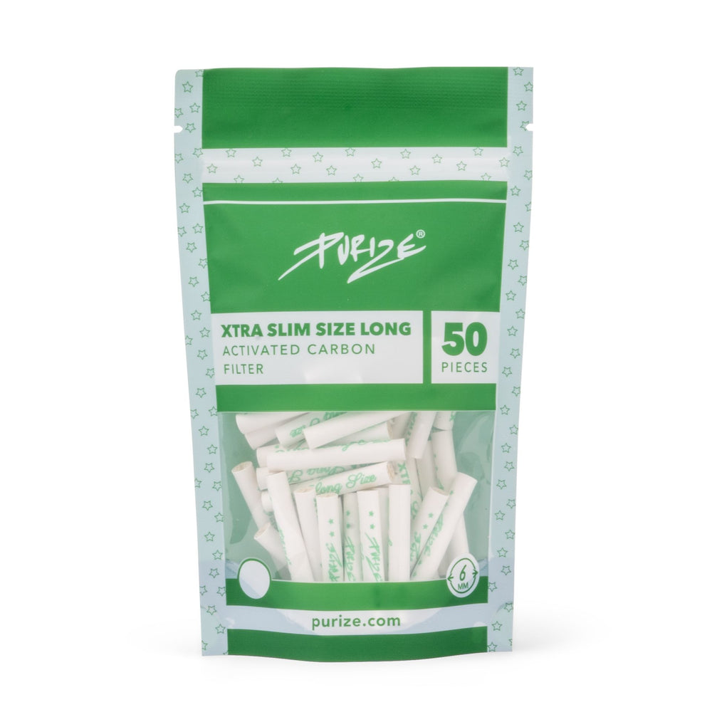 Purize Xtra Slim Size Long Filters-50pcs – THE ROLL N' PUFF