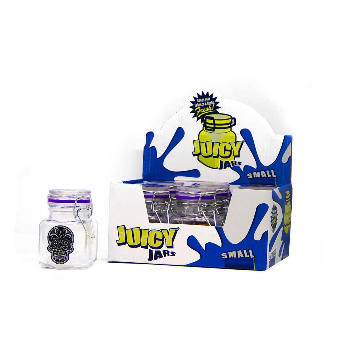 JUICY JAY - HERB GLASS JARS – THE ROLL N' PUFF