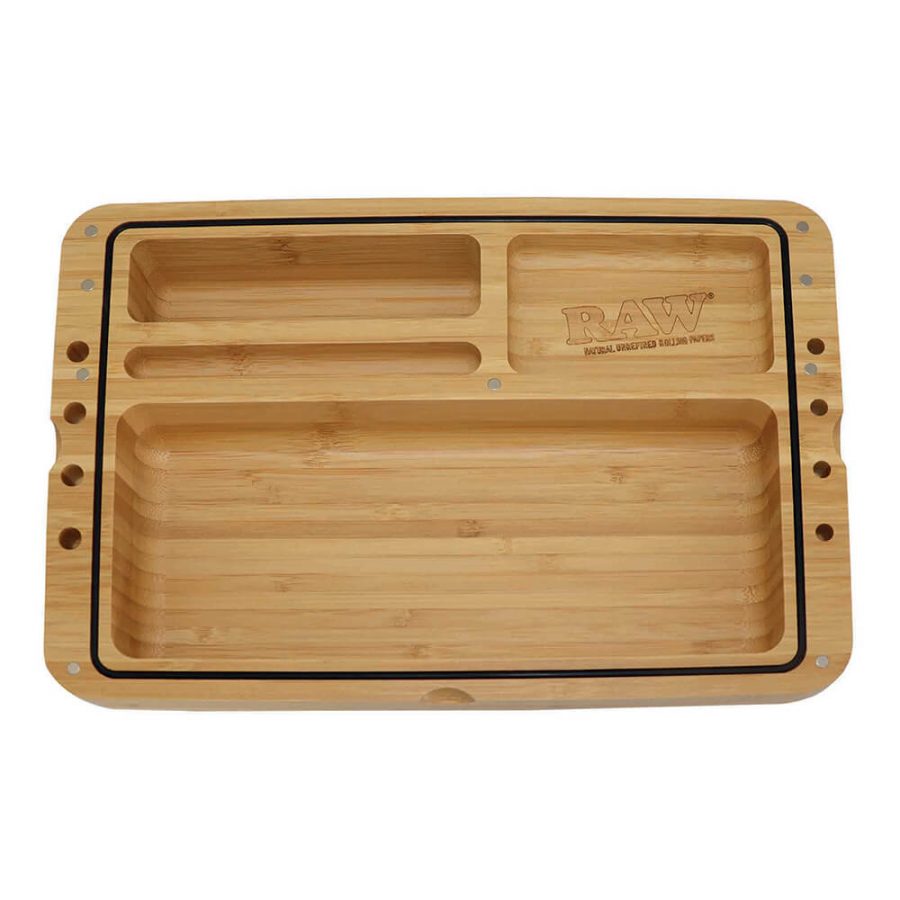 Raw Spirit Box-Wooden Rolling & Storage Box – THE ROLL N' PUFF